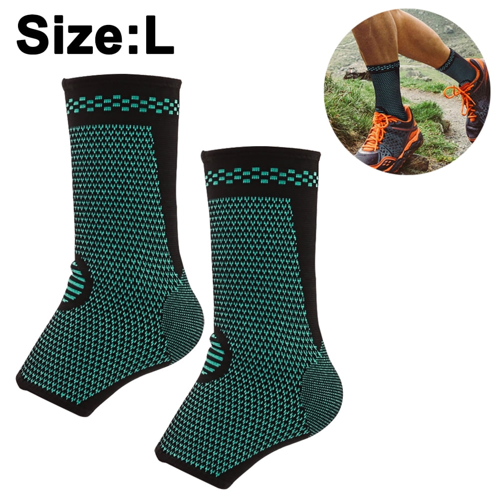 New Medical Compression Ankle Sleeve Socks (Pair) for Plantar Fasciitis ...