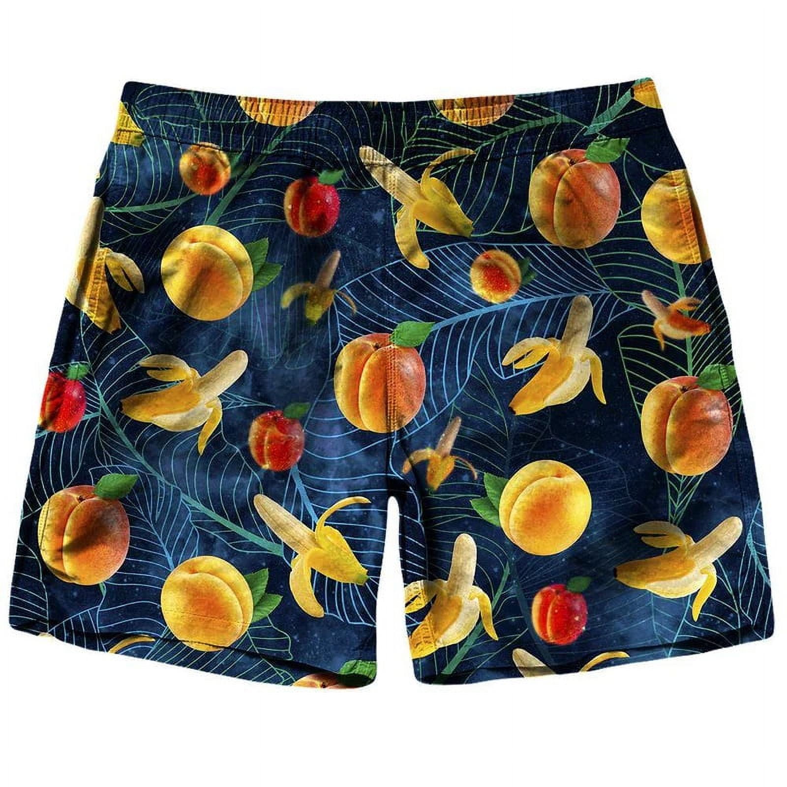 New Men Psychedelic Shorts 3D Printed Headphs Beach Short Pants Cool ...