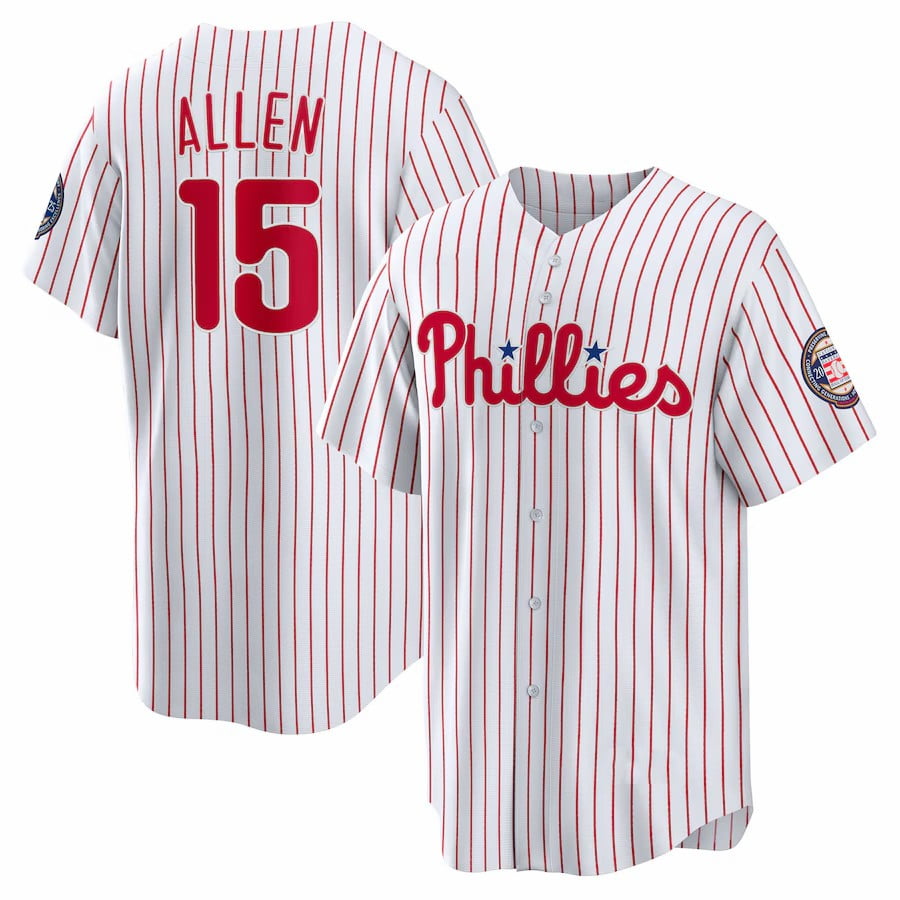 New Men's Phillies Dick Allen #15 Jerseys American Baseball Team Game ...