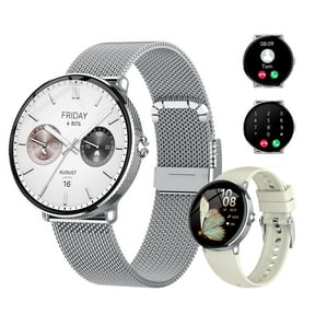 Samsung Galaxy Watch8 40mm Bluetooth Smart Watch, Silver, White Band ...
