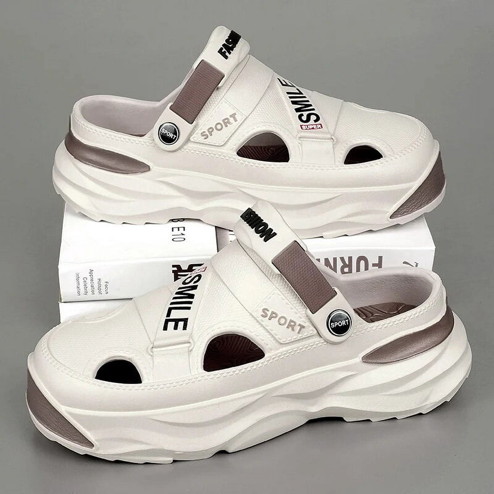 New Mens Sandals Mens Clogs Summer Beach Slippers Men Outdoor Casual ...