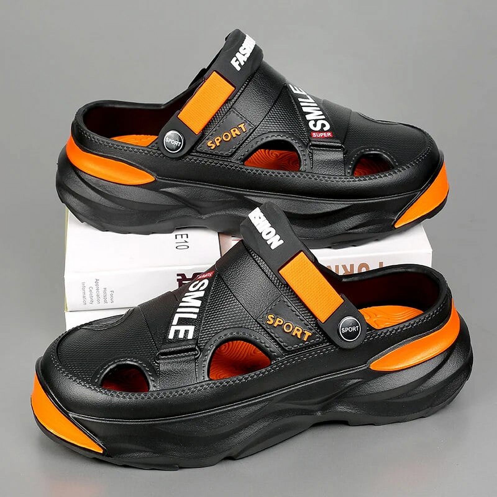 New Mens Sandals Mens Clogs Summer Beach Slippers Men Outdoor Casual ...