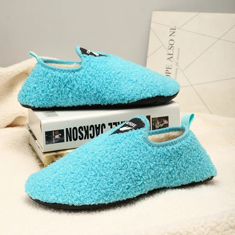 New Mens Winter Slippers Comfortable Plush Shoe High Quality Women ...