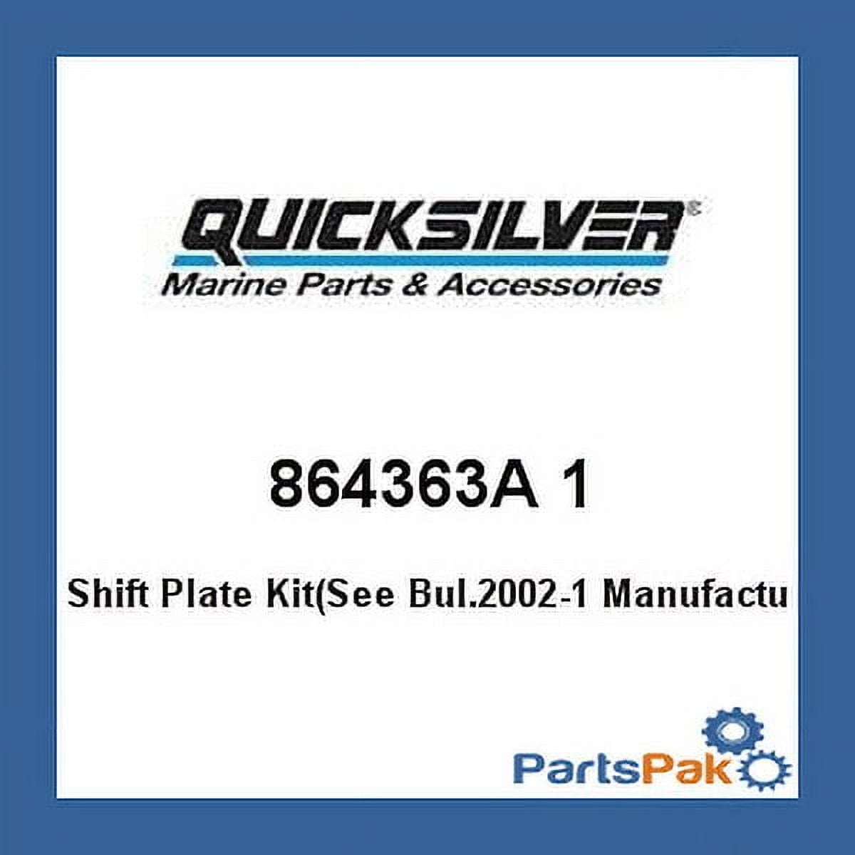 Mercury Mercruiser Quicksilver OEM Shift Plate Kit, Part # 864363A 1 ...