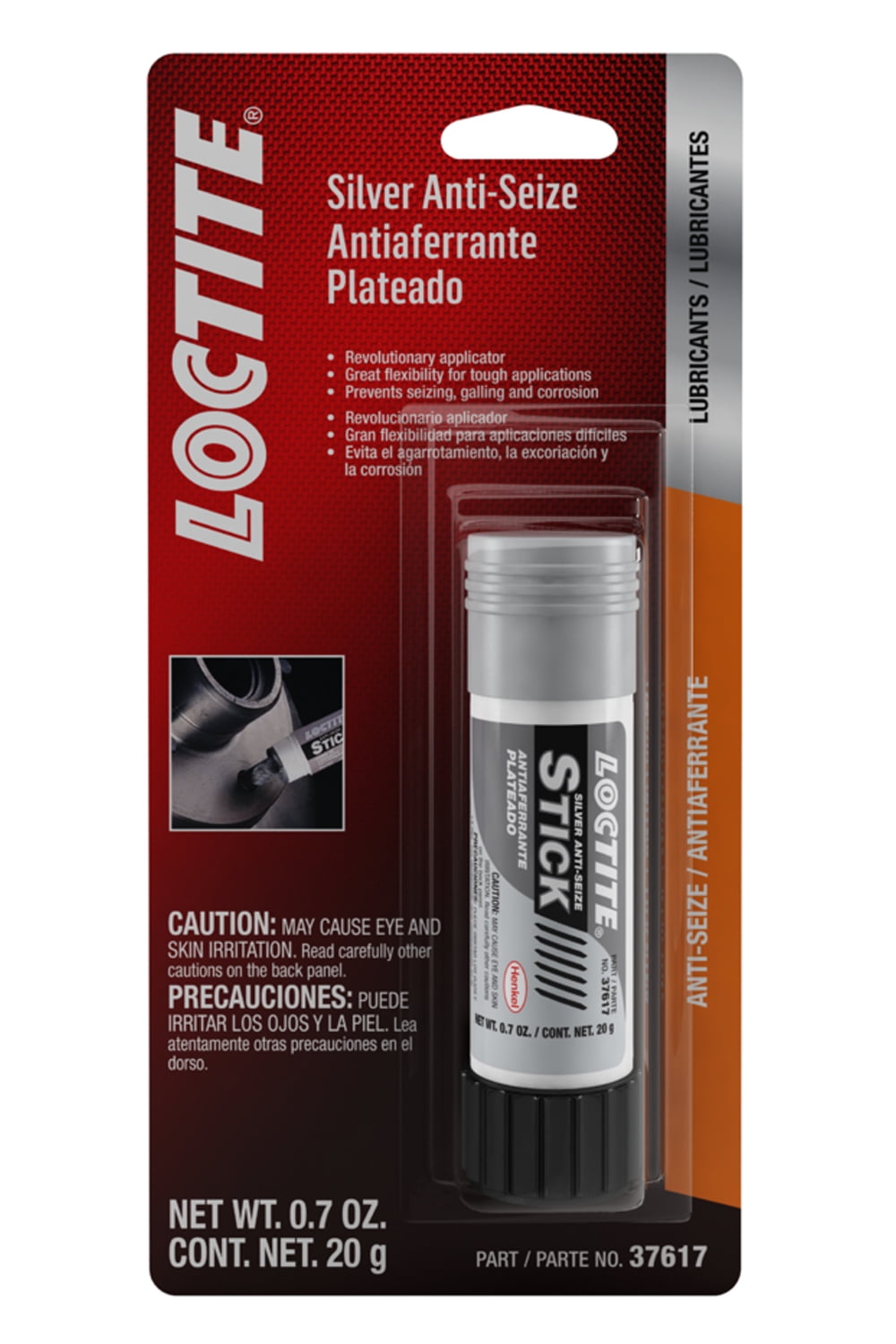 LOCTITE (504469) Silver Anti Seize Stick 20g/.7oz - Walmart.com