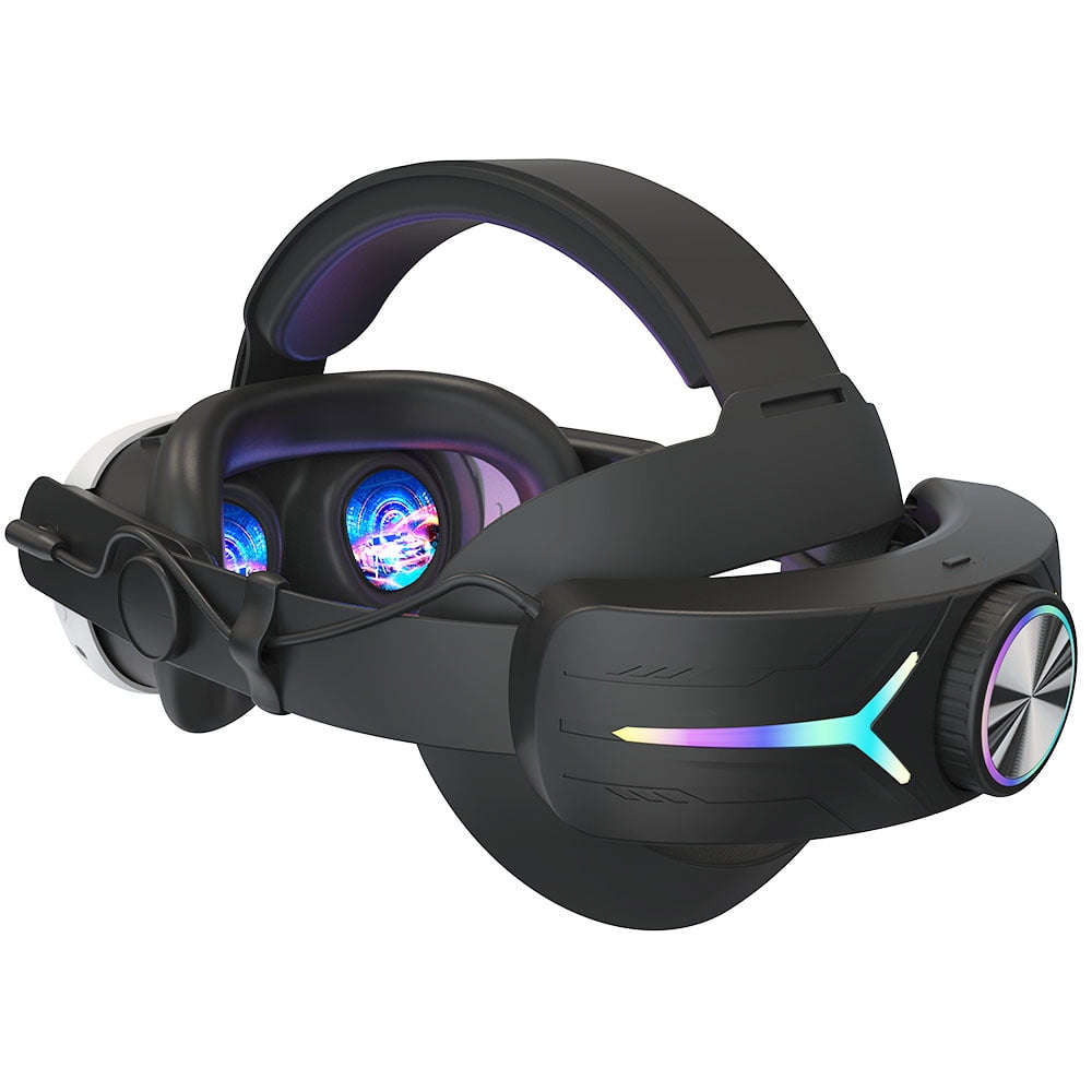 New Meta Quest3s Head Wear RGB Electric VR Head Wear 12000mA Meta Quest3s Accessories - Walmart.com