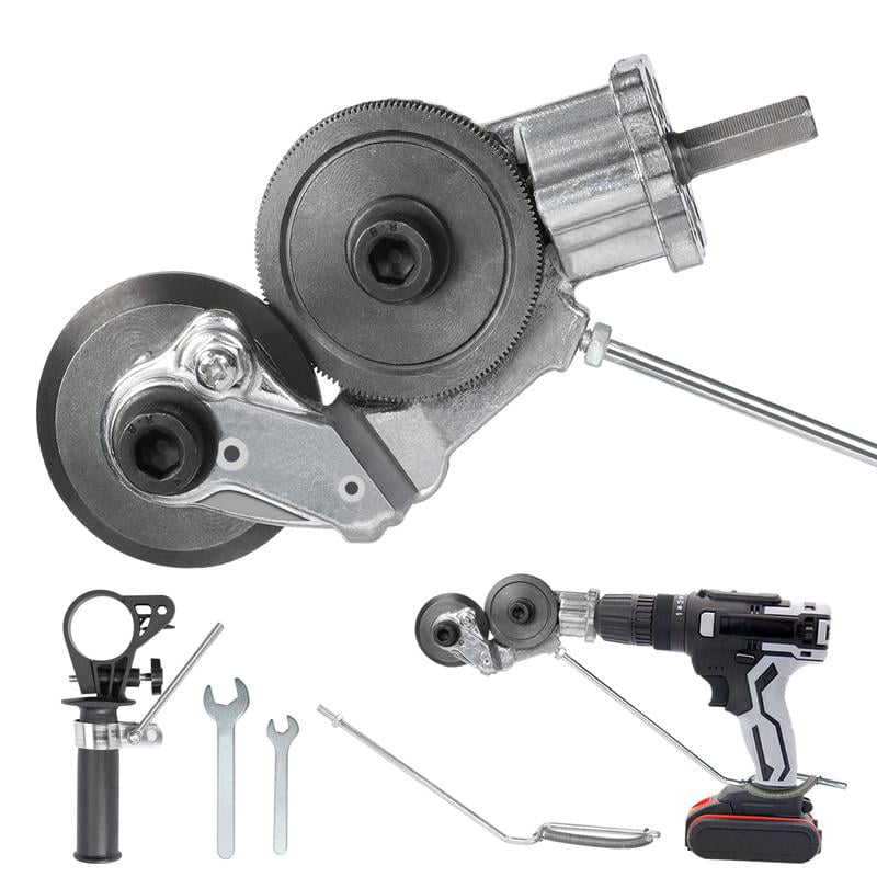 New Metal Biting Drill Attachment, Electric Metal Sheet Cutter ...