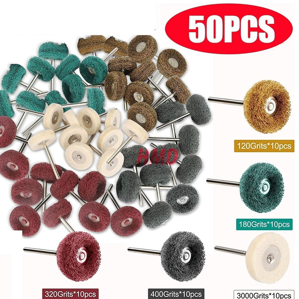 New Metal Polishing Buffing Wheel Burr Kit Rotary Tool Accessories Set ...