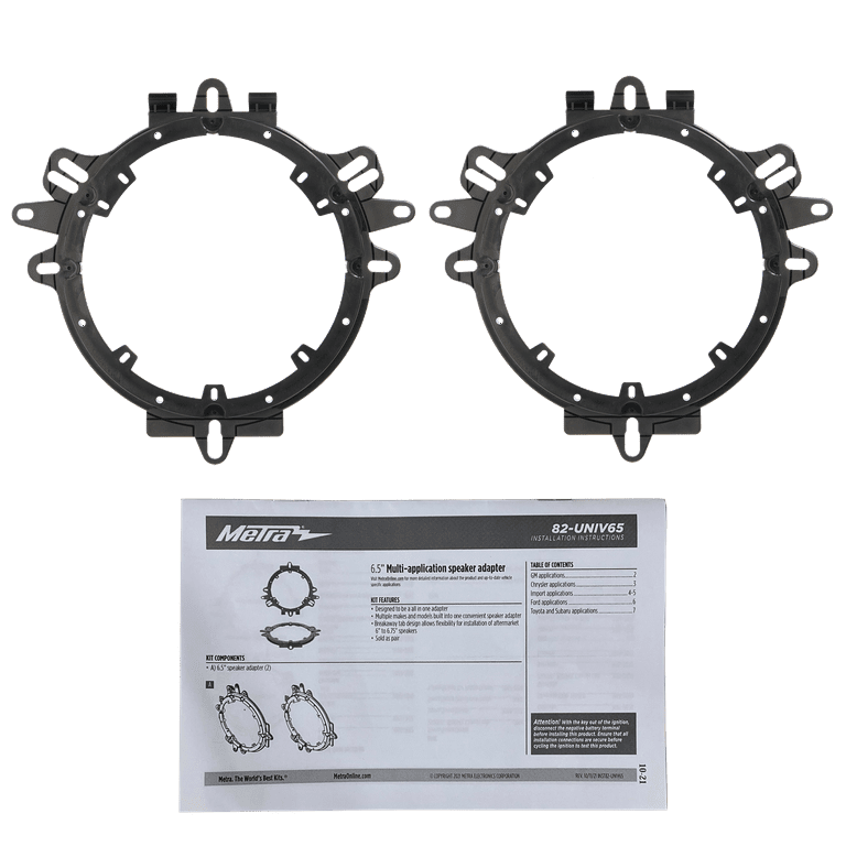 Aftermarket speaker adapters store