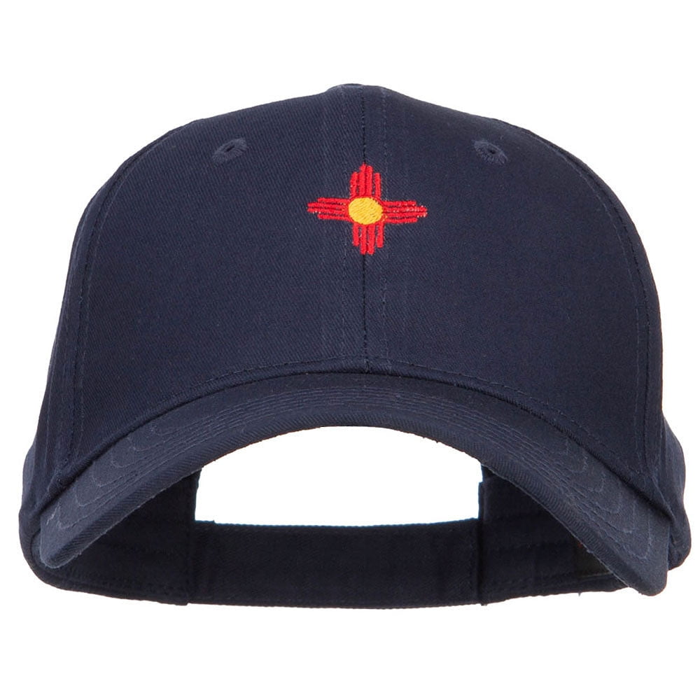 New Mexico Flag Logo Embroidered Low Cap - Navy OSFM - Walmart.com