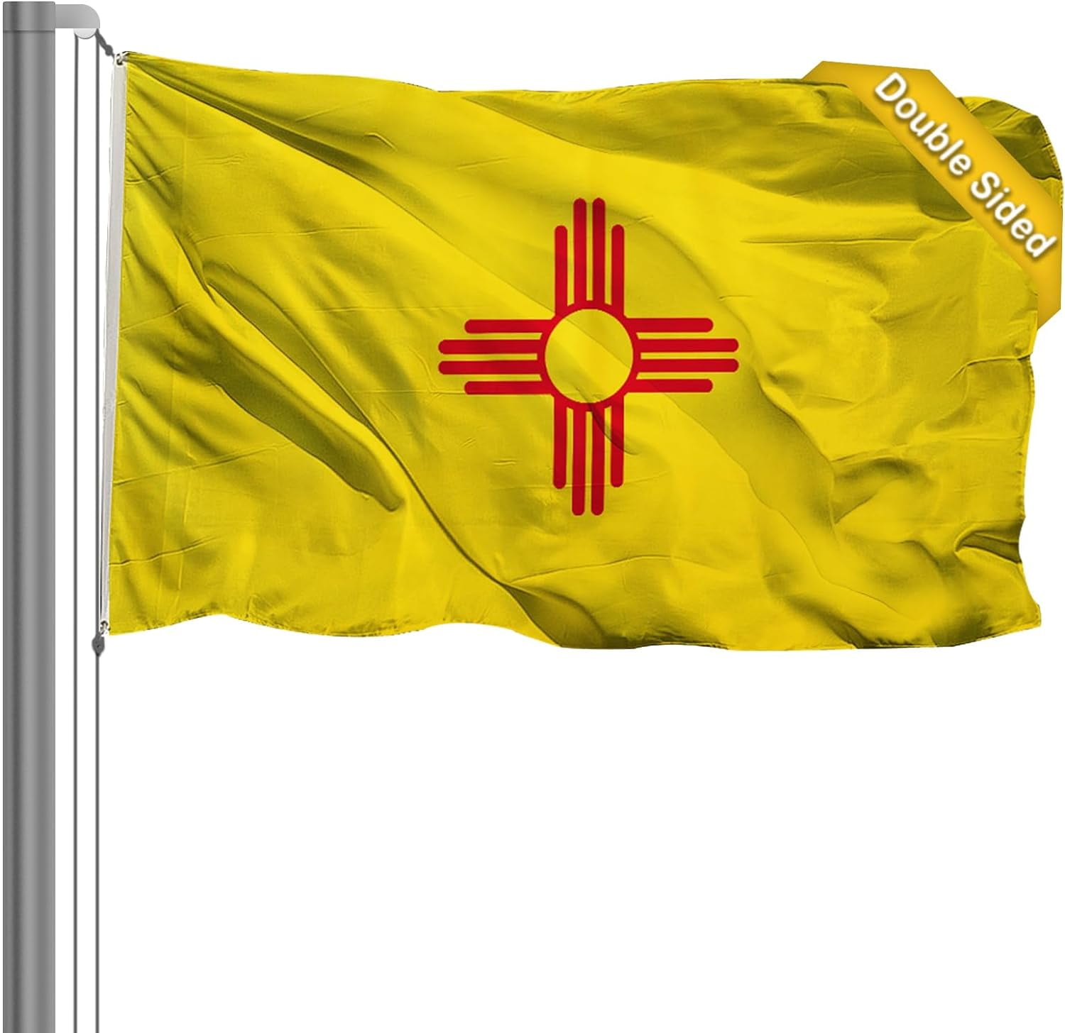 New Mexico Flag, NM State Flag, Double Sided State of New Mexico Flags ...