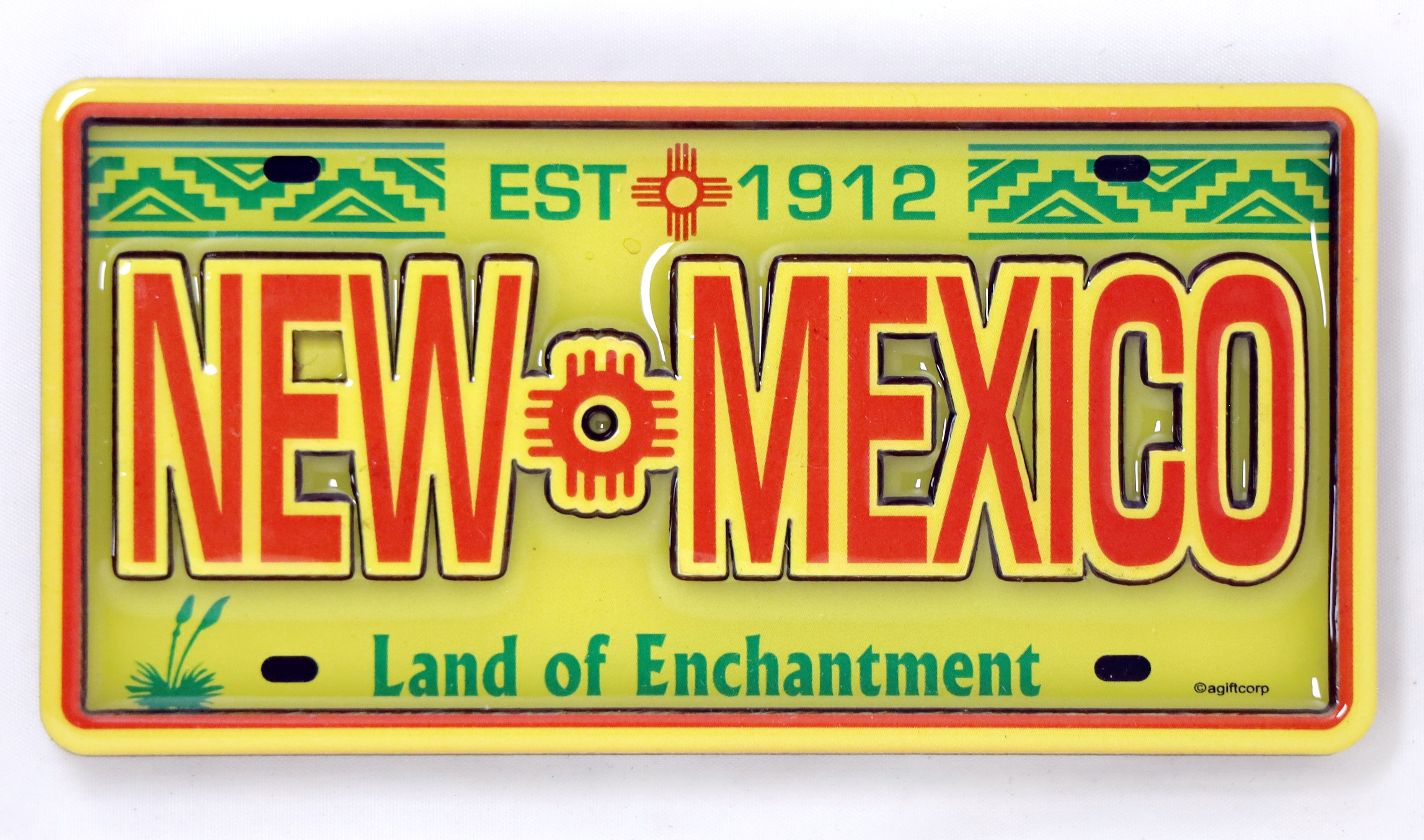 New Mexico License Plate Dual Layer MDF magnet - Walmart.com