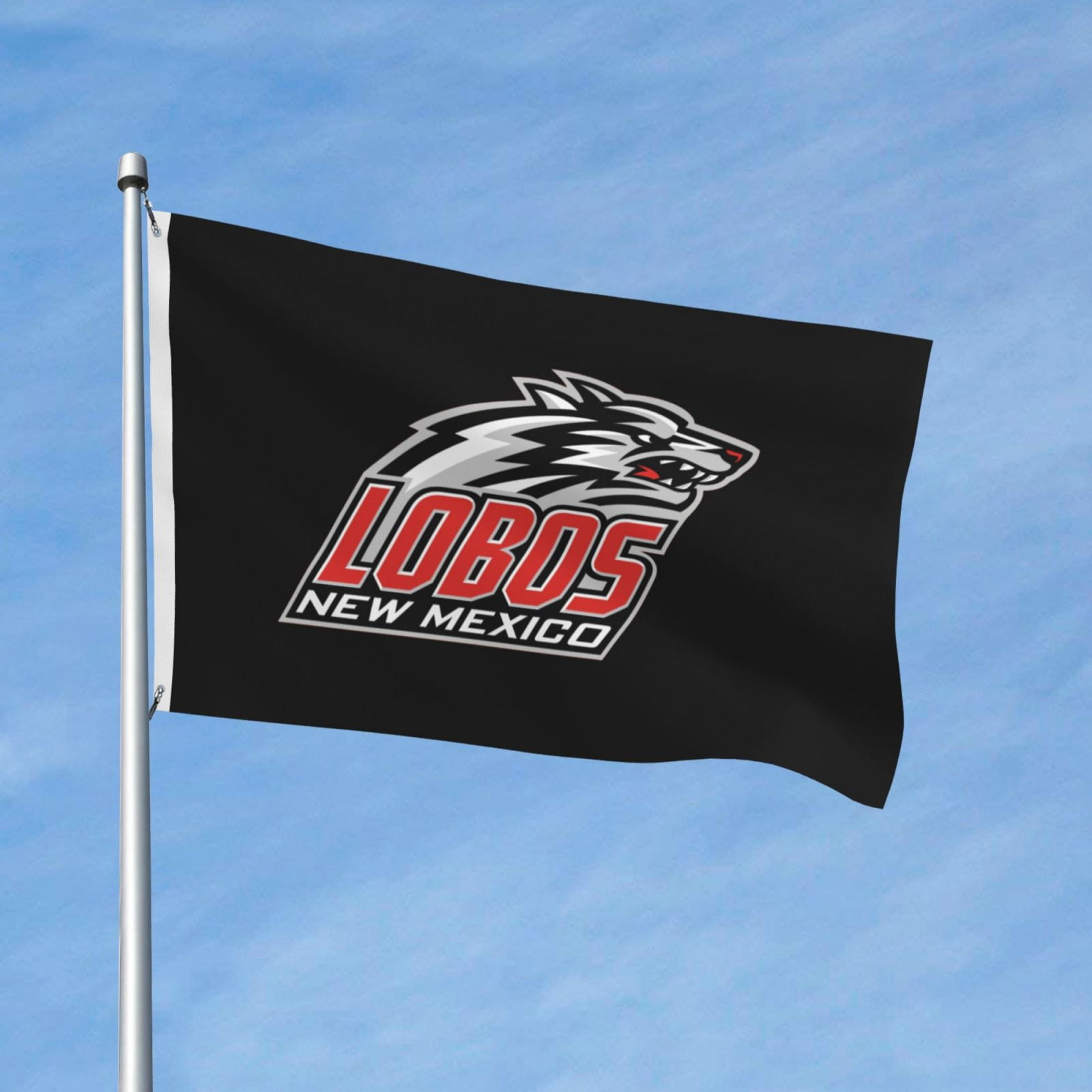 New Mexico Lobo 3x5 Ft Flag Double Sided Indoor Outdoor Double Stitched ...
