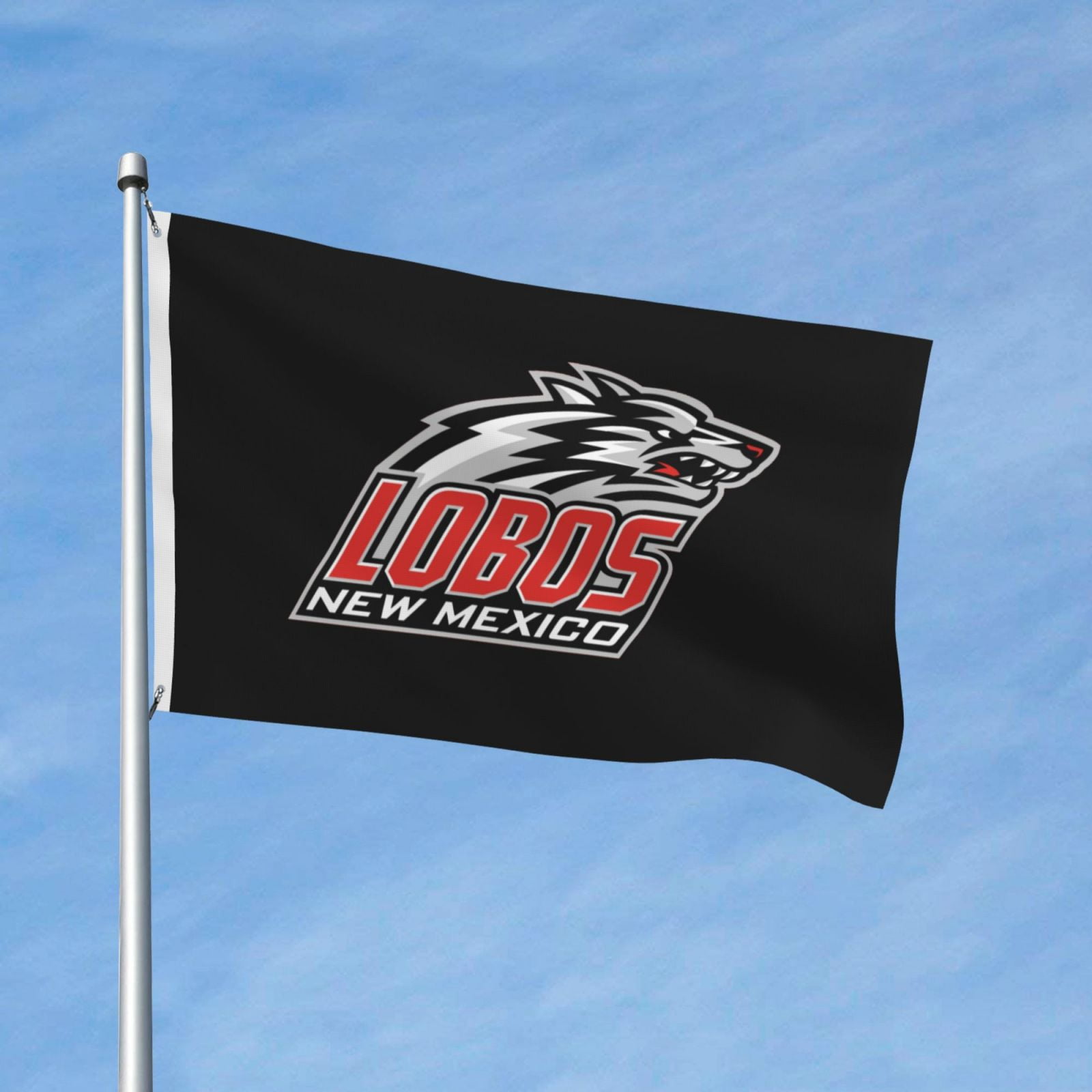 New Mexico Lobo Banner 3x5 Ft Flag,Double Sided Printed Flag Indoor ...