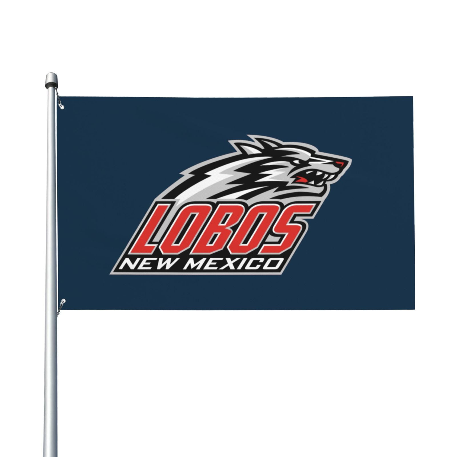 New Mexico Lobo Flag 3x5 Outdoor ,Sewn Stripes, Stronger Brass Grommets ...