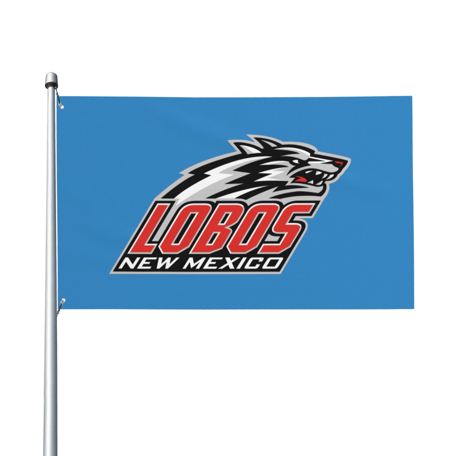 New Mexico Lobo Flag 3x5 Outdoor ,Sewn Stripes, Stronger Brass Grommets ...