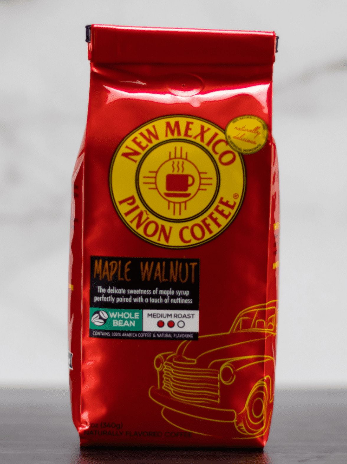 New Mexico Piñon Coffee Maple Walnut (Whole Bean, 12 ounce) - Walmart.com