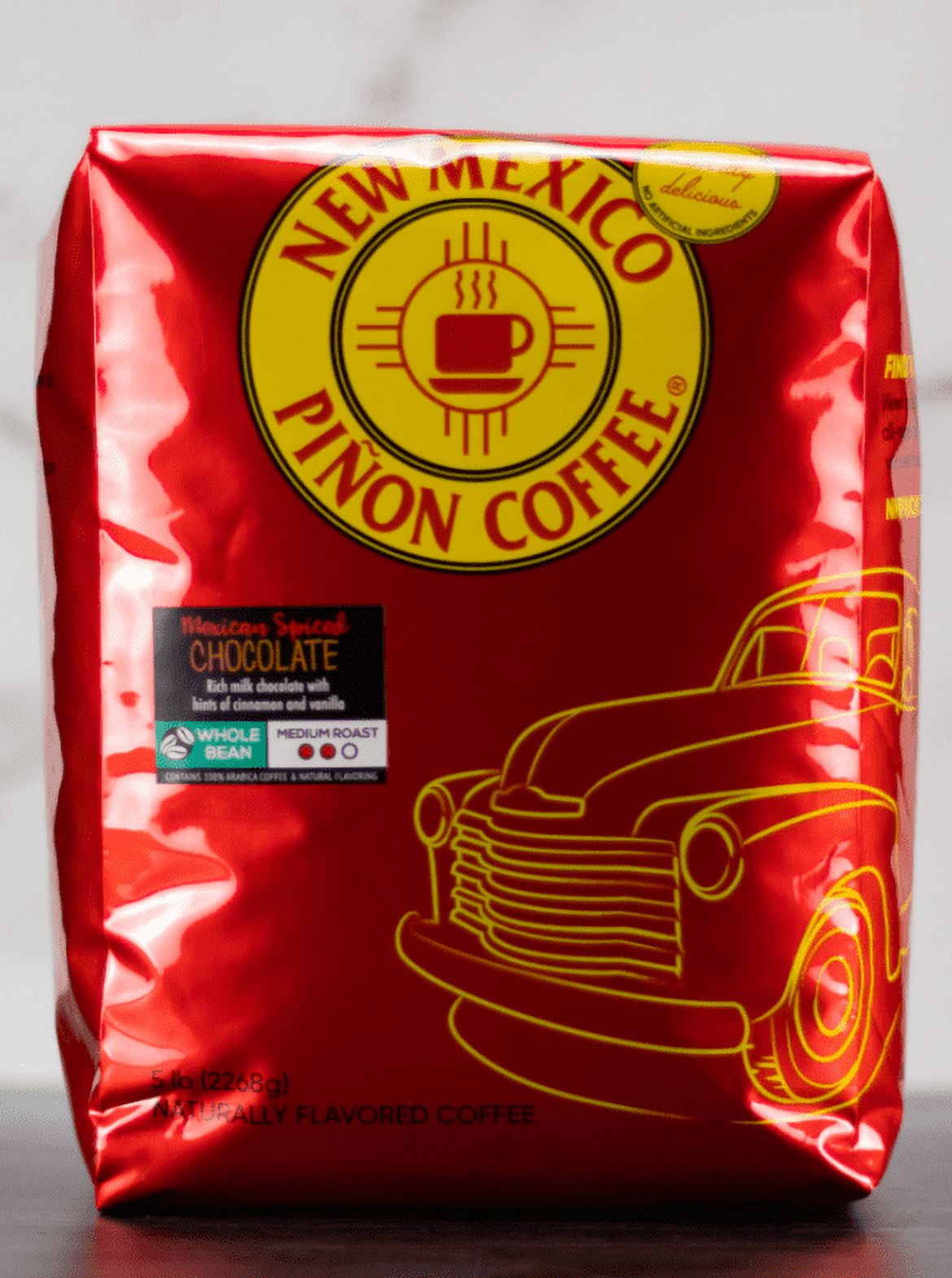 New Mexico Piñon Coffee (Mexican Spice Chocolate Whole Bean Coffee 5lbs ...