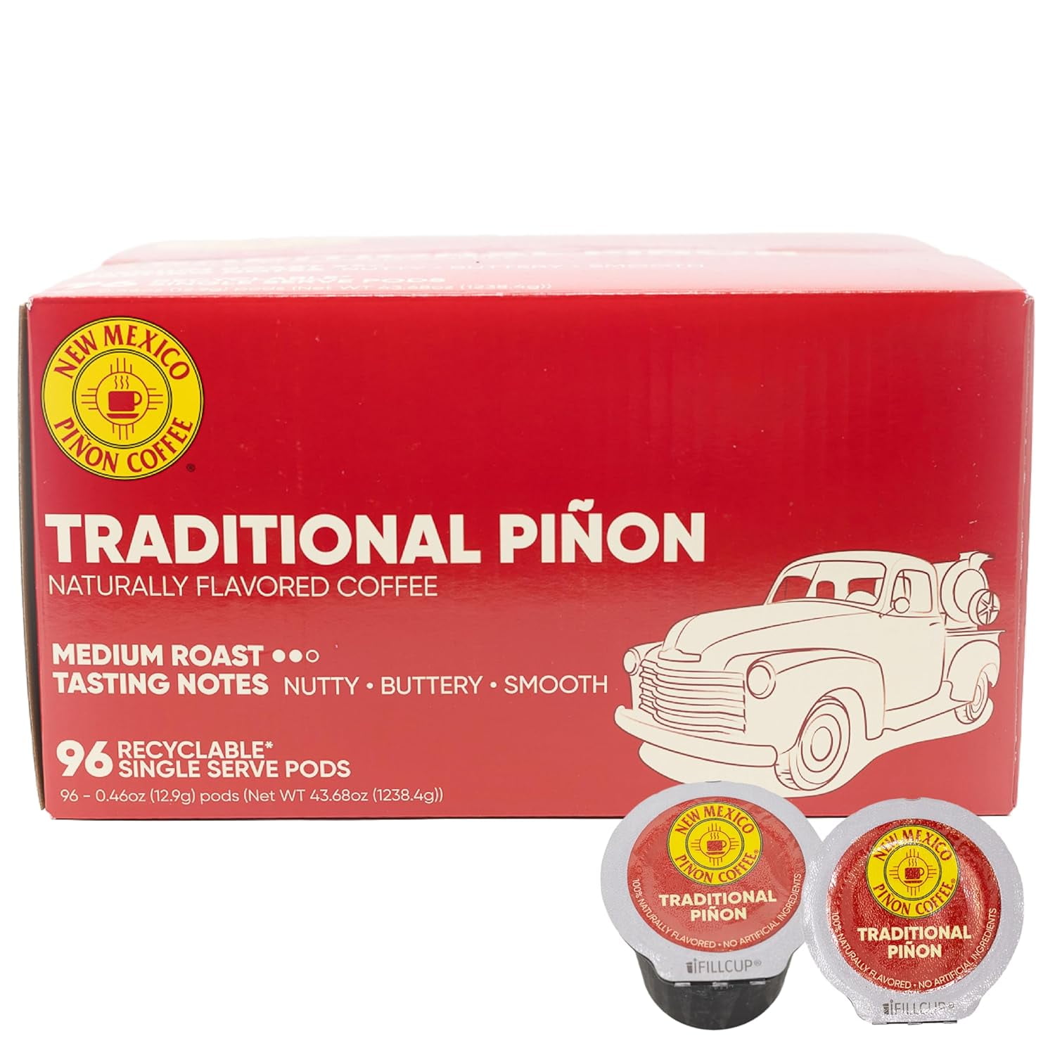 New Mexico Piñon Naturally Flavored Coffee K Cups Traditional Piñon ...