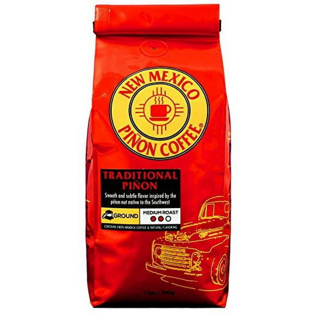 New Mexico Pinon Coffee Traditional Pinon Ground - 12 oz - Walmart.com