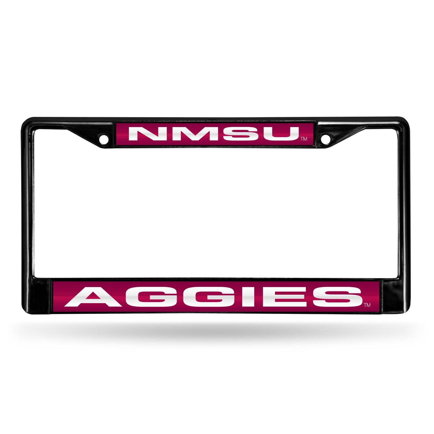 New Mexico State Aggies Black Metal Laser Cut License Plate Frame ...