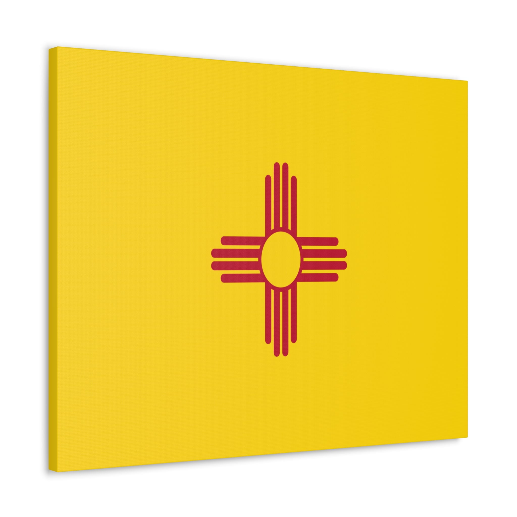 New Mexico State Flag Canvas Vibrant Wall Art Unframed Home Decor ...