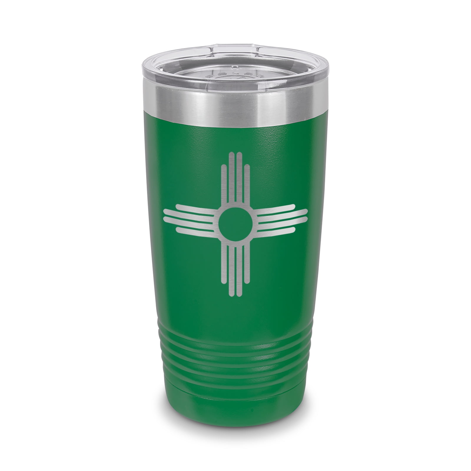 New Mexico State Flag Sante Fe Logo Tumbler 20 oz - Laser Engraved w ...