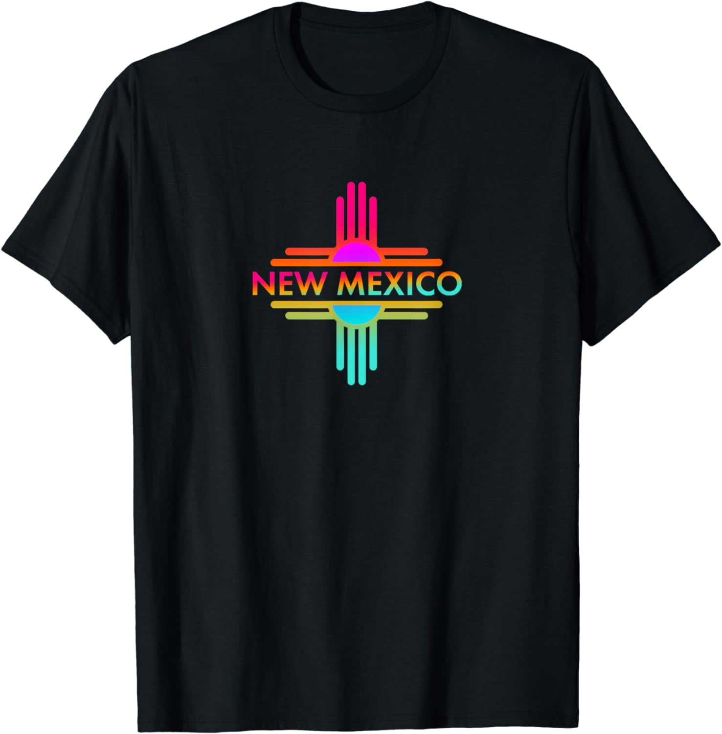 New Mexico State Zia Symbol Design T Shirt