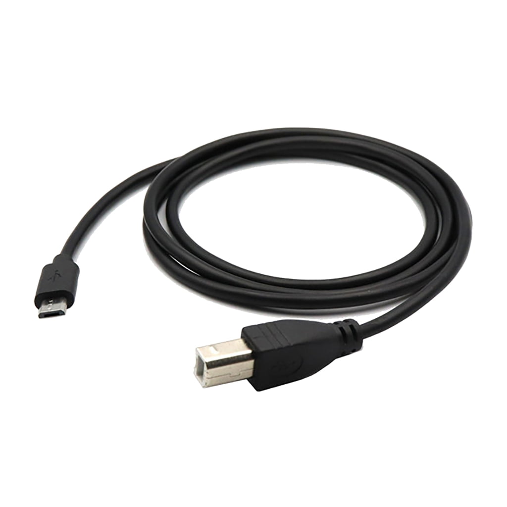 New MicroUSB Male to USB B Type Male Data OTG Cable For Scanner ...