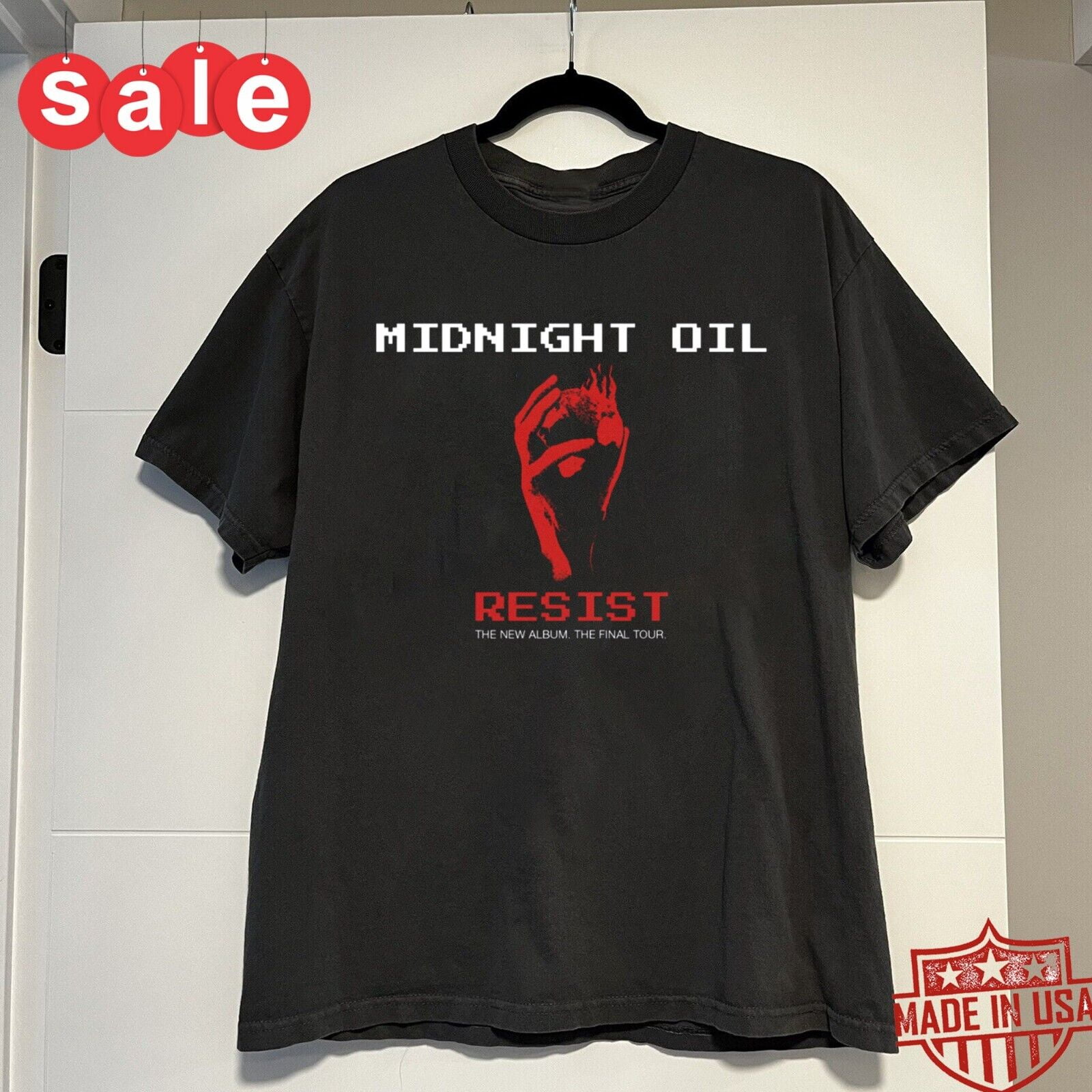 New Midnight Oil resist Gift For Fans Unisex S-5XL Shirt 1LU573 ...