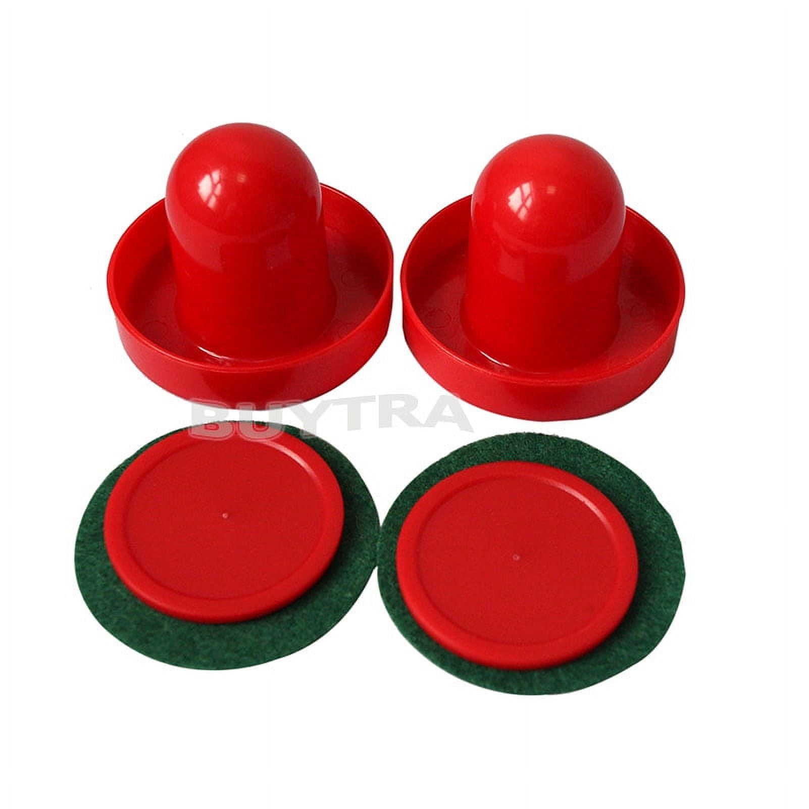 New Mini Air Hockey 60mm Goalies 50mm Pucks Felt Pusher Set CN Seller ...