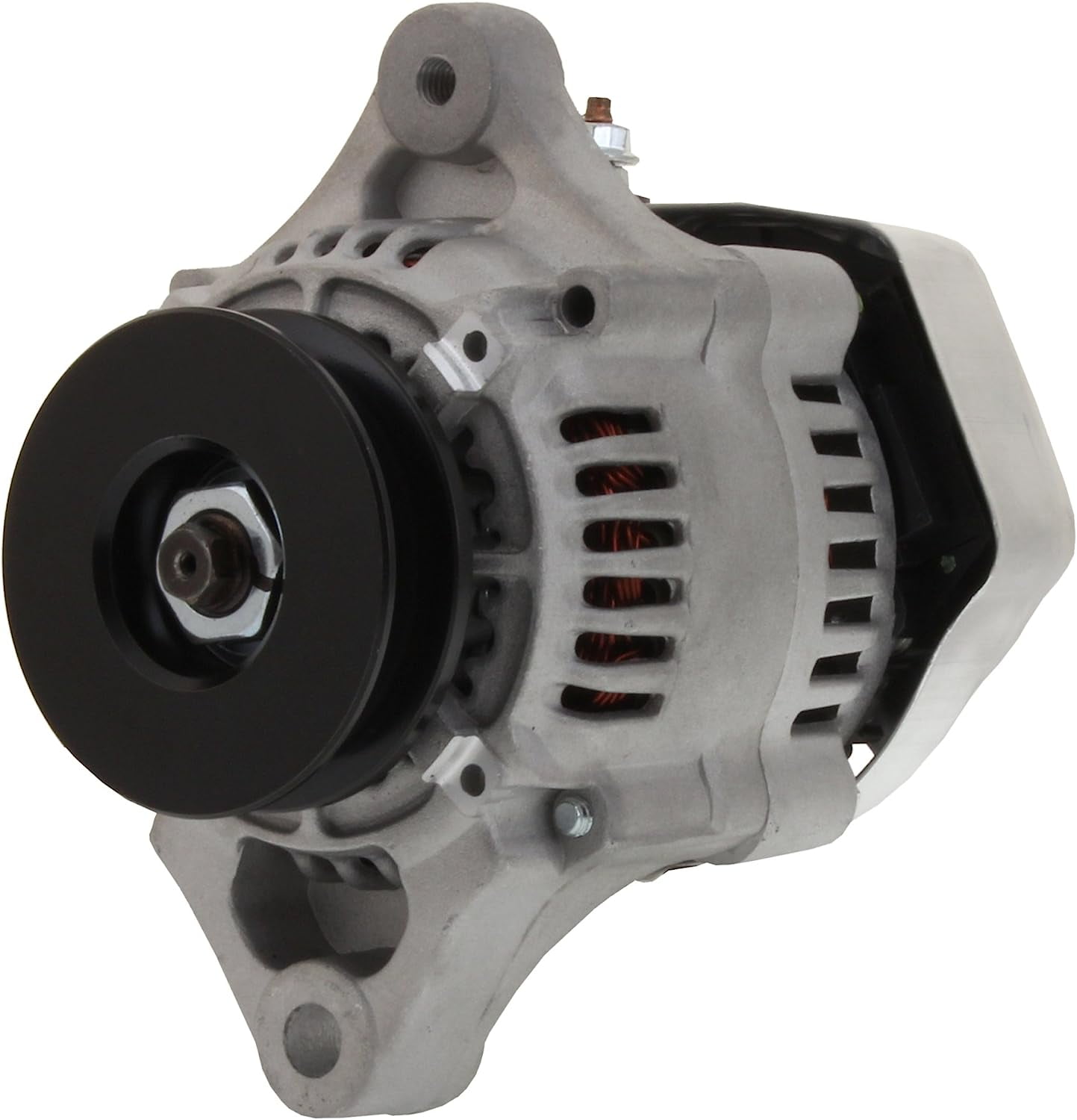 New Mini Alternator 1 Wire Hook up for Race Cars Hot Rods 6.5 LBS! 12 ...