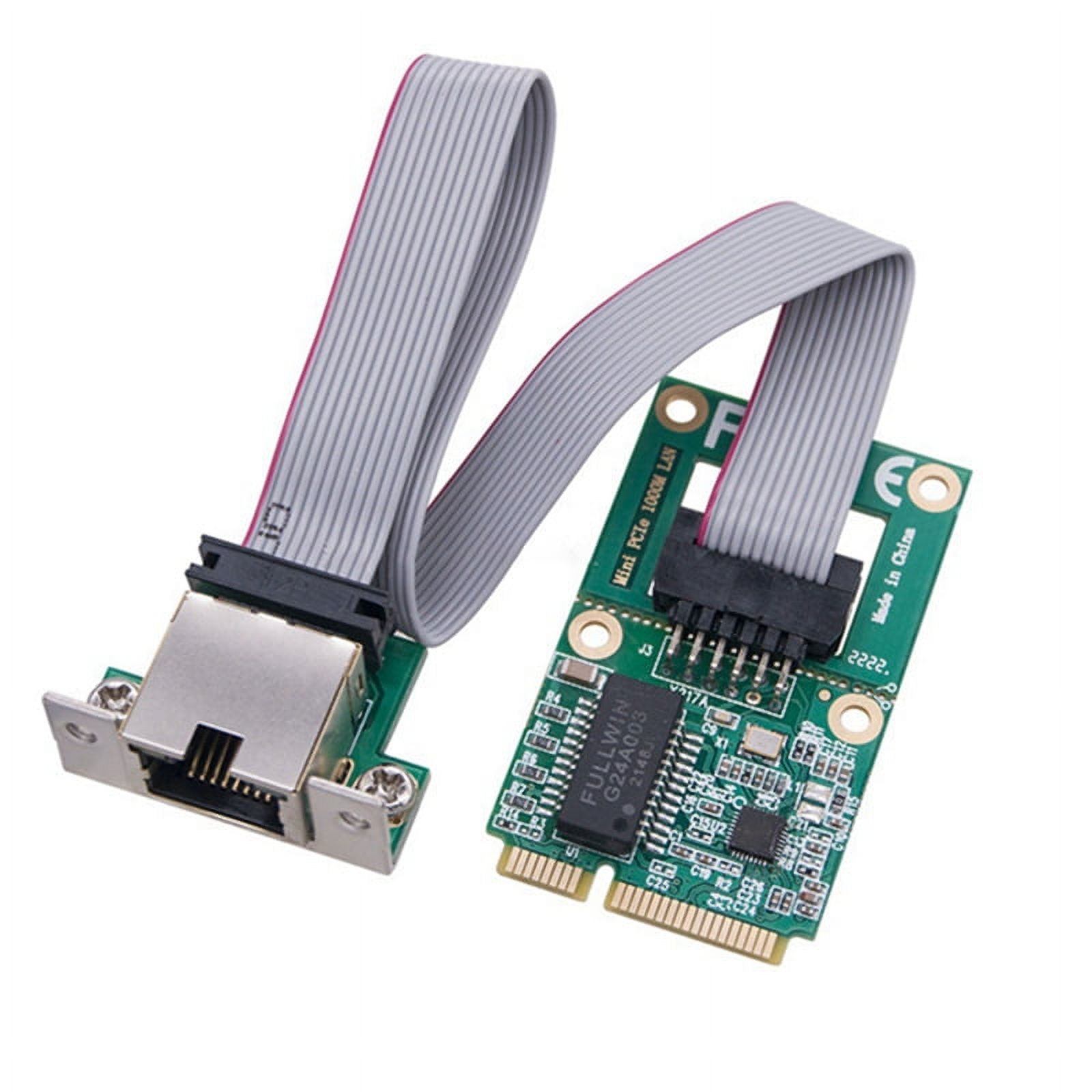 New Mini PCI-E Network Card 1000Mbps Gigabit Ethernet NIC Adapter ...
