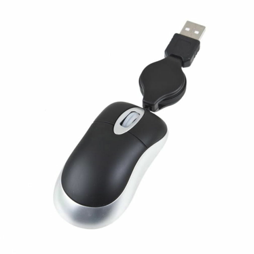 New Mini Retractable USB Optical Scroll Wheel PC Laptop Notebook Mouse ...
