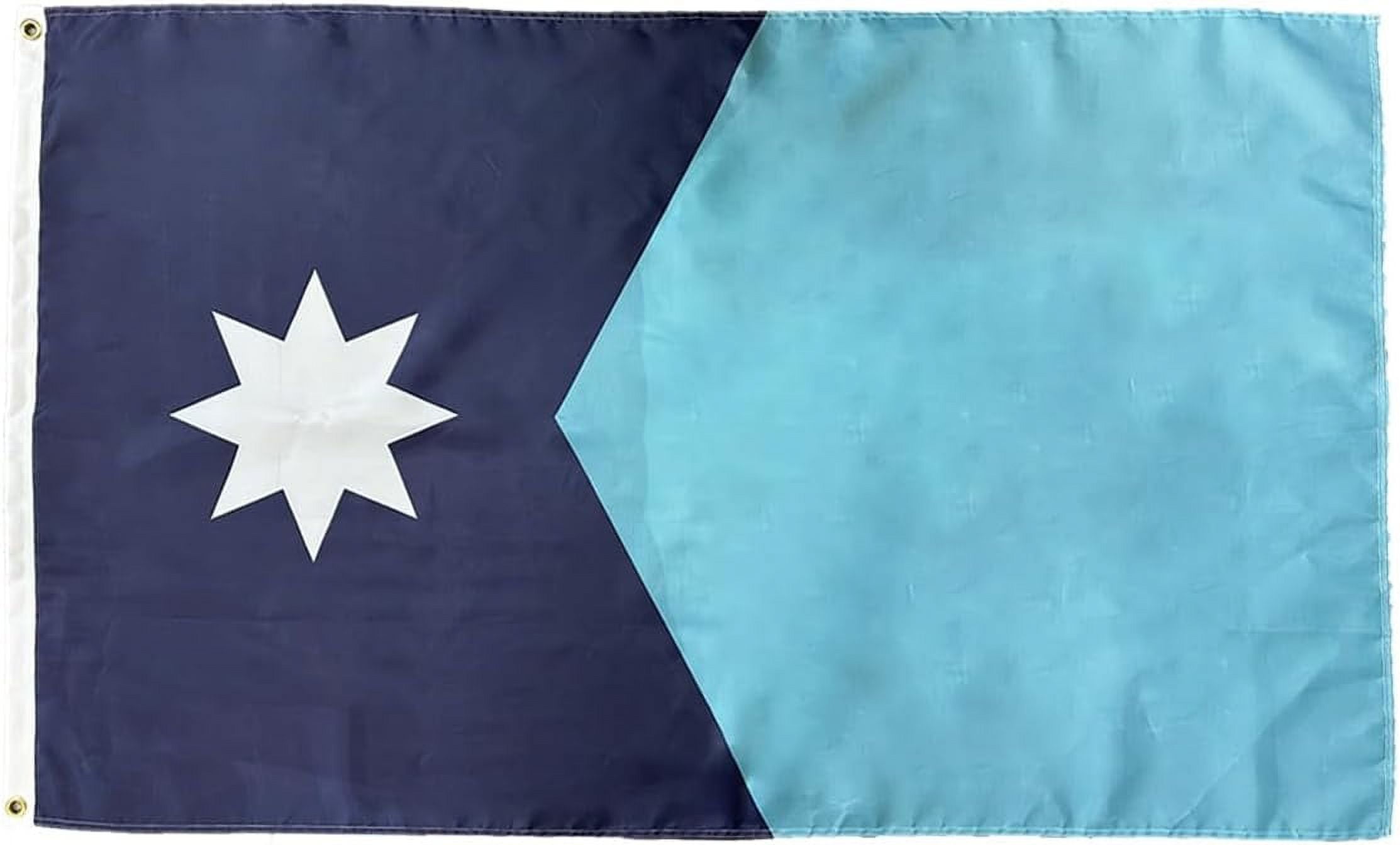 New Minnesota State Flag 3x5 Outdoor MN Flags Double Sided Durable ...