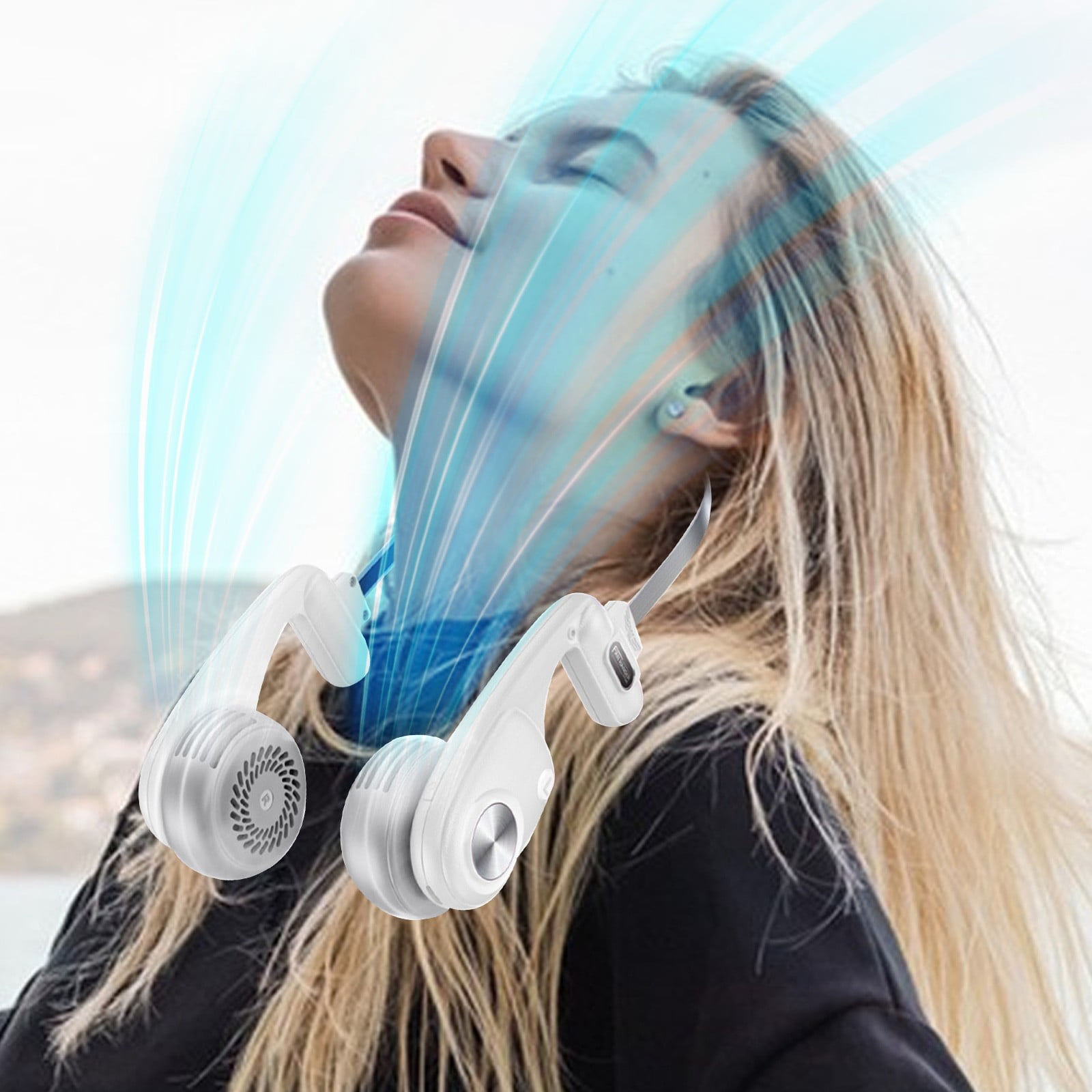 New Misting Fan Handheld,Hanging Neck Mini Fan Small And Portable ...