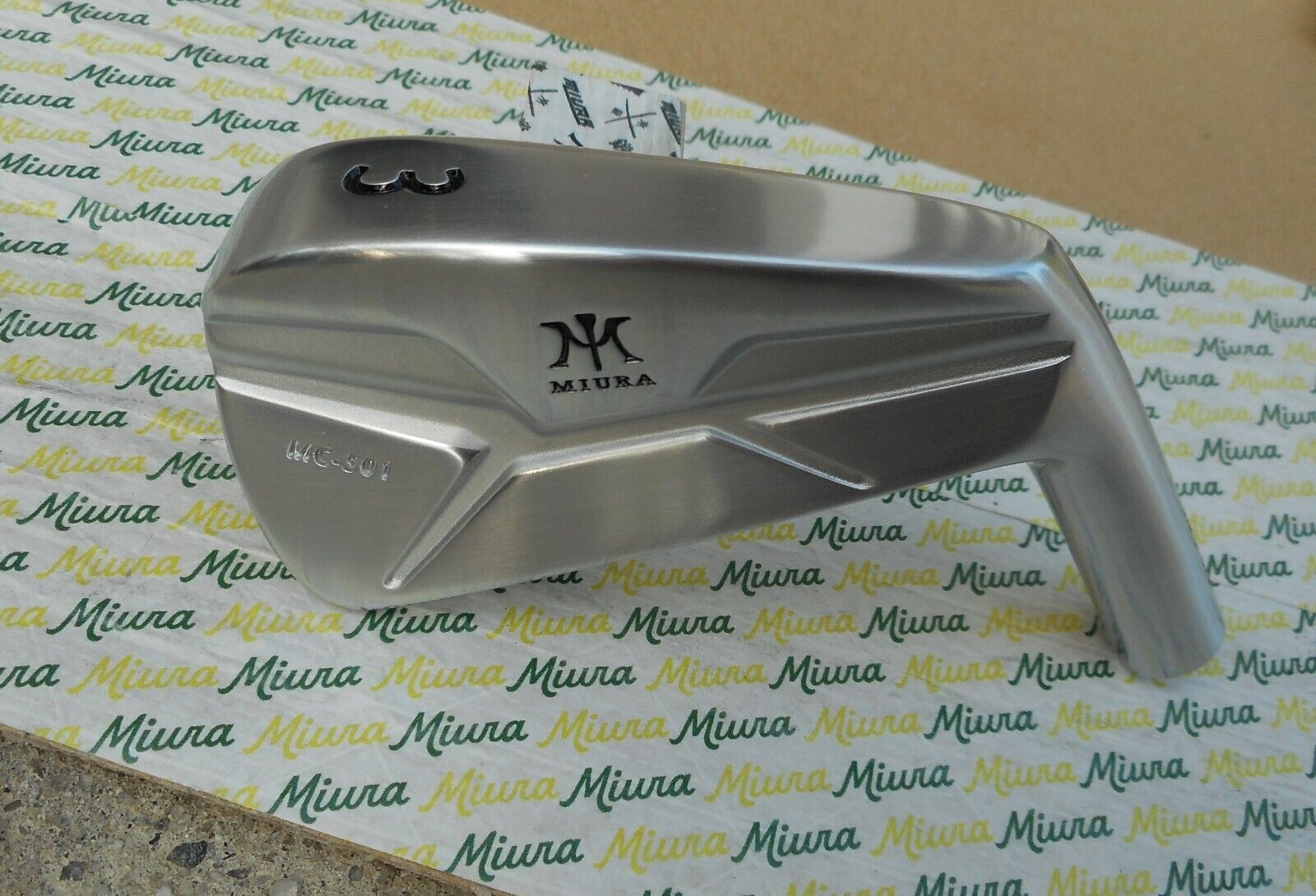 New Miura Golf MC-501 3-iron Head Only Made in Japan .355 Hosel Forged ...