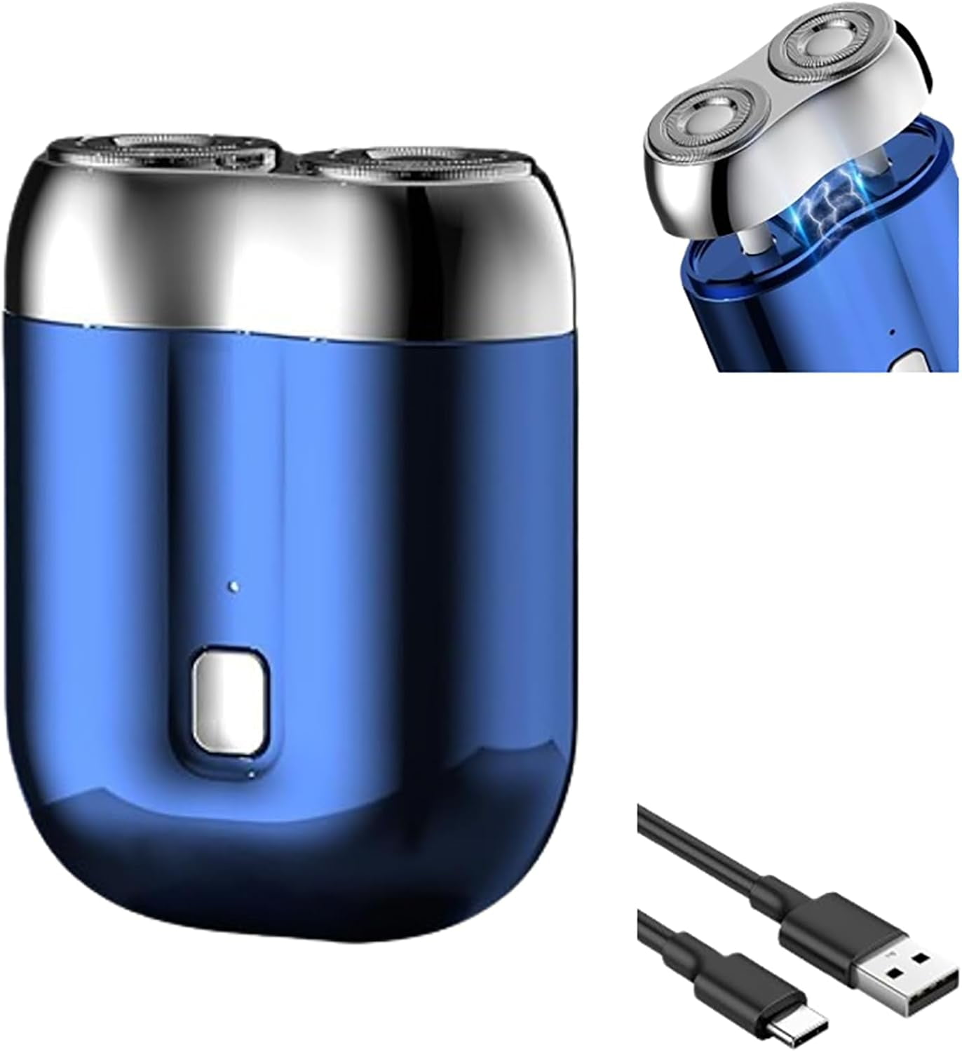 New Model Mini Dual-Head Electric Shaver, 2025 New Dual Head Shaver ...