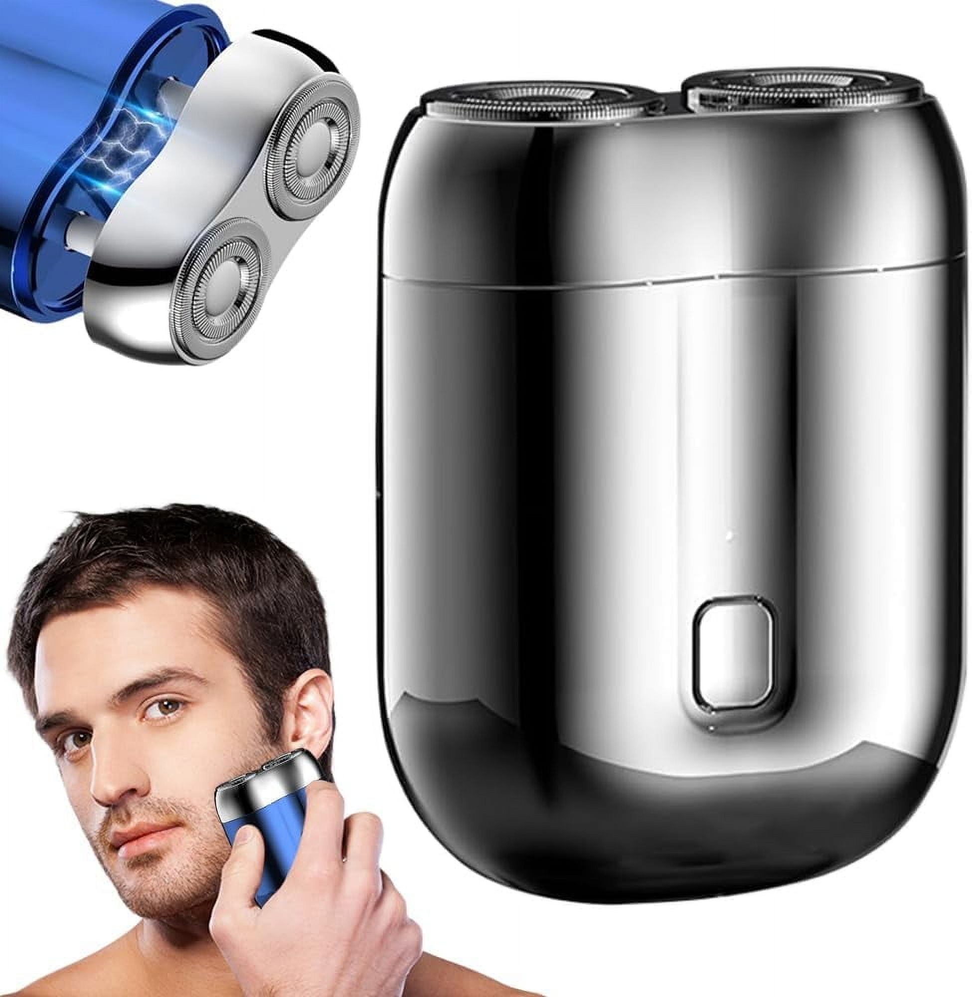 New Model Mini Dual-Head Electric Shaver, 2025 Upgraded Pocket Shaver ...