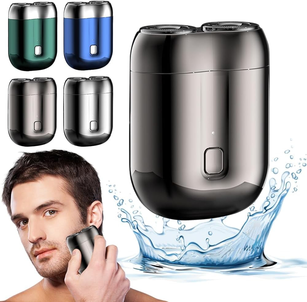 New Model Mini Dual-Head Electric Shaver, 2025 Upgraded Pocket Shaver ...