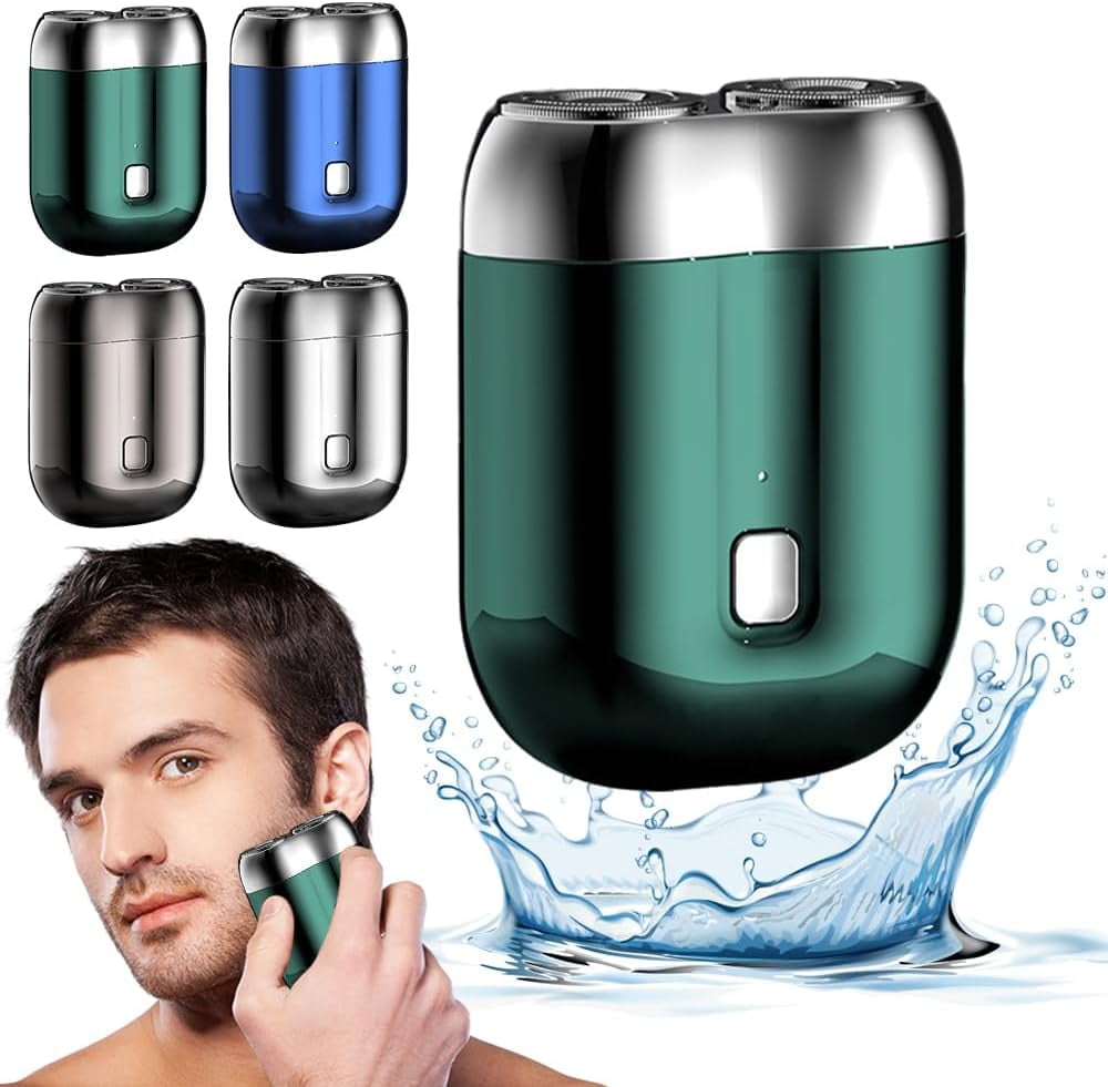 New Model Mini Dual-Head Electric Shaver, 2025 Upgraded Pocket Shaver ...