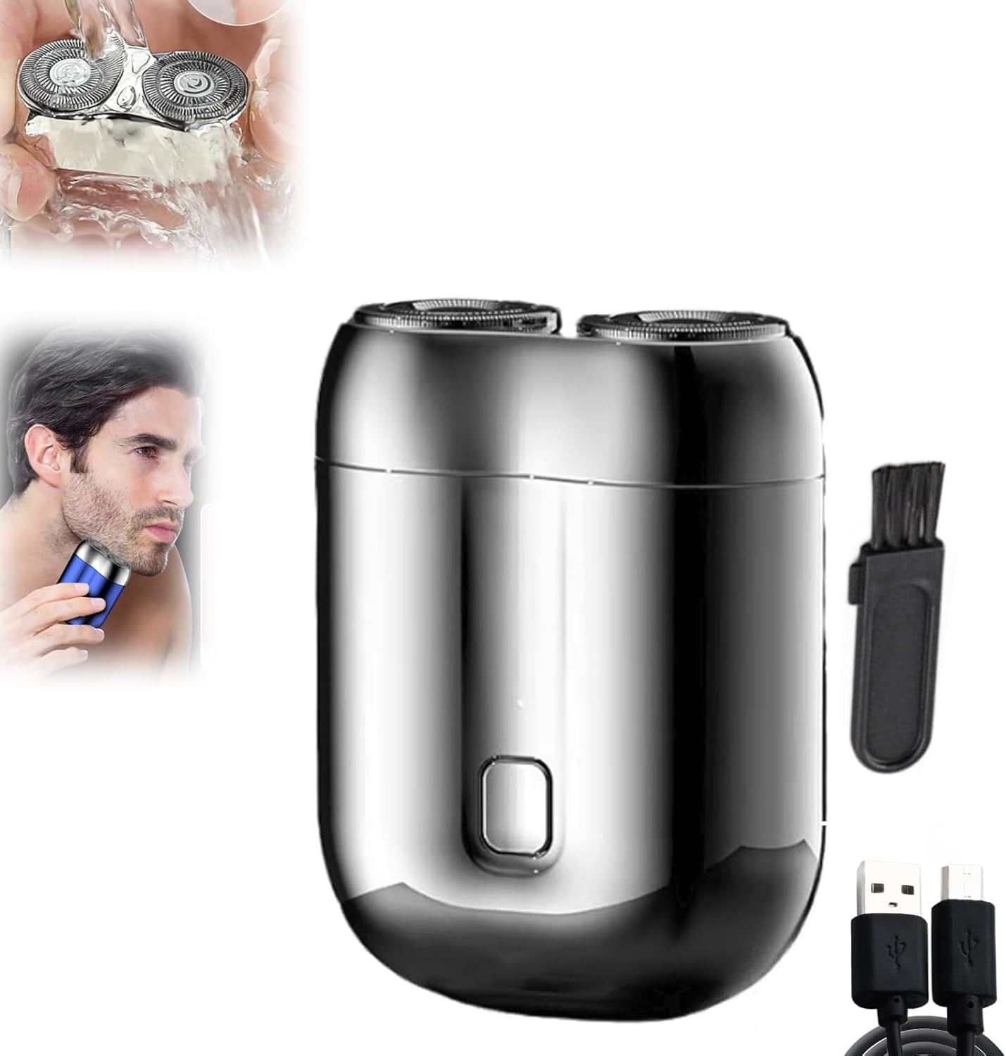 New Model Mini Dual-Head Electric Shaver, Mini Dual Head Electric Razor ...