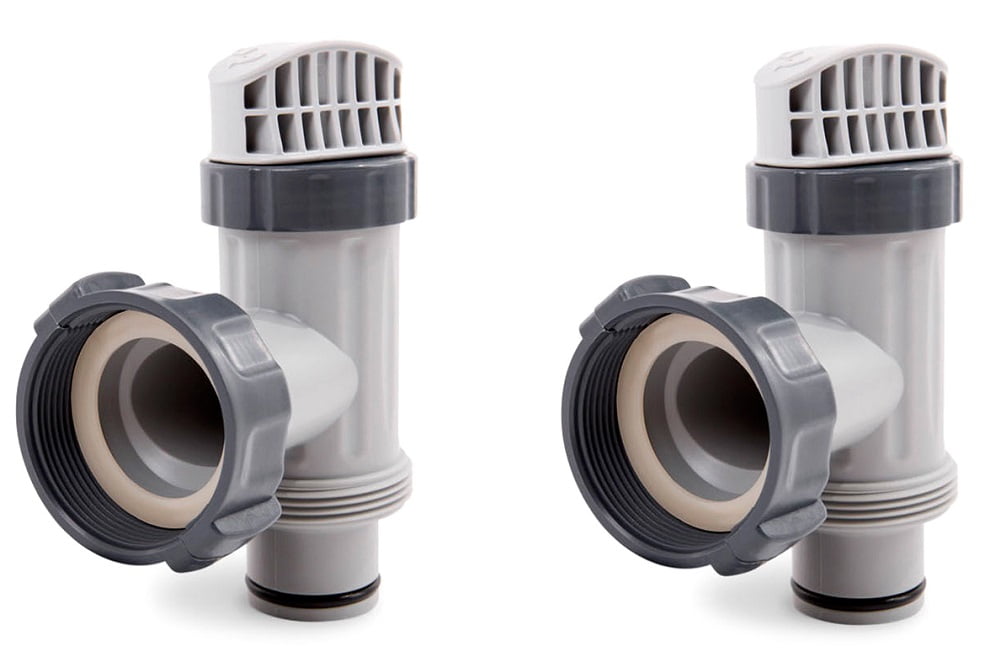 New Model Set of 2 Intex Large Pool Plunger Valve Assemblies - Walmart.com