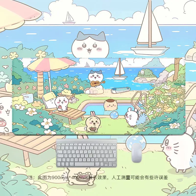 New Models Chiikawa Cute Cartoon Mouse Pad Hachiware Student Dormitory ...