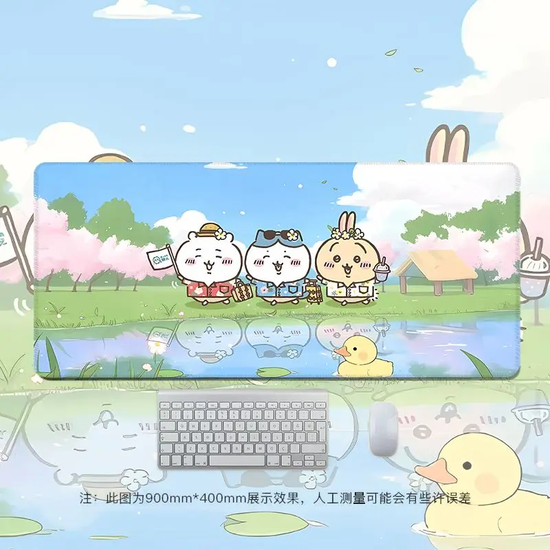 New Models Chiikawa Cute Cartoon Mouse Pad Hachiware Student Dormitory ...