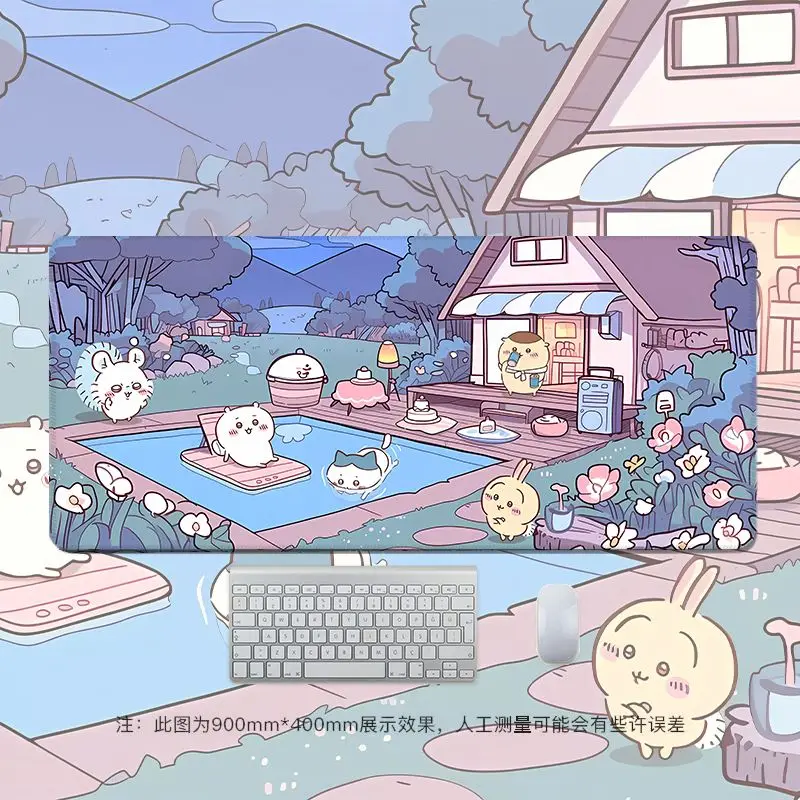 New Models Chiikawa Cute Cartoon Mouse Pad Hachiware Student Dormitory ...