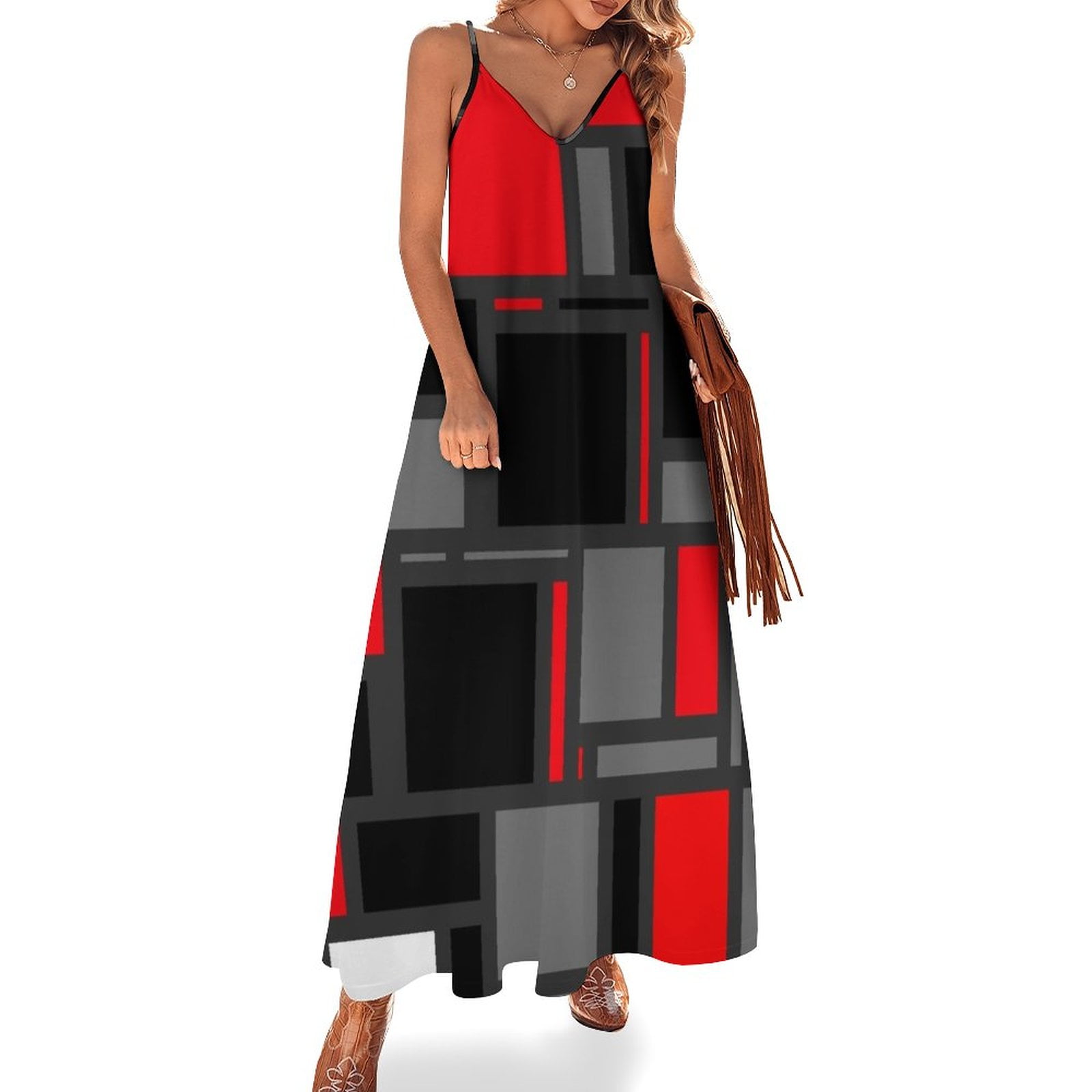 New Modern Mondrian Sleeveless Dress Clothing dress summer dresses for ...