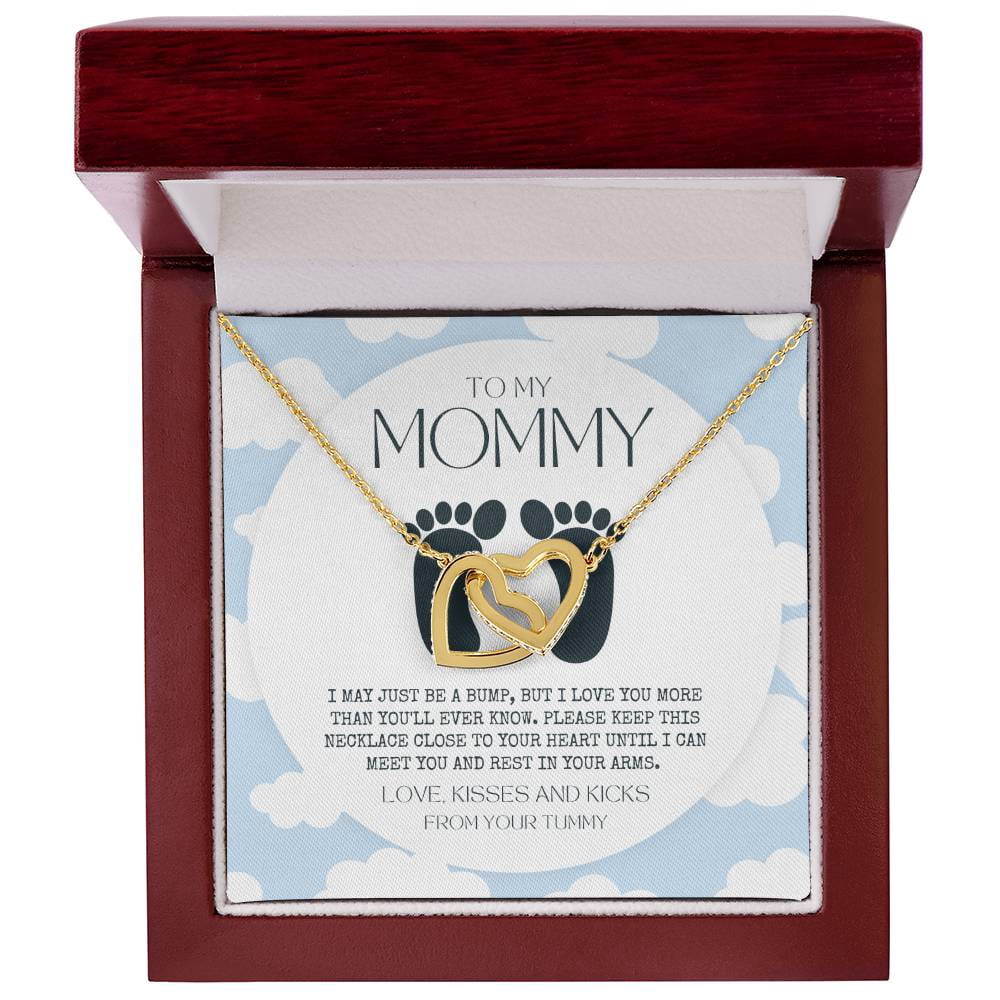 New Mommy Necklace, Pregnant Wife Gift, To My Mommy I May Just Be A ...