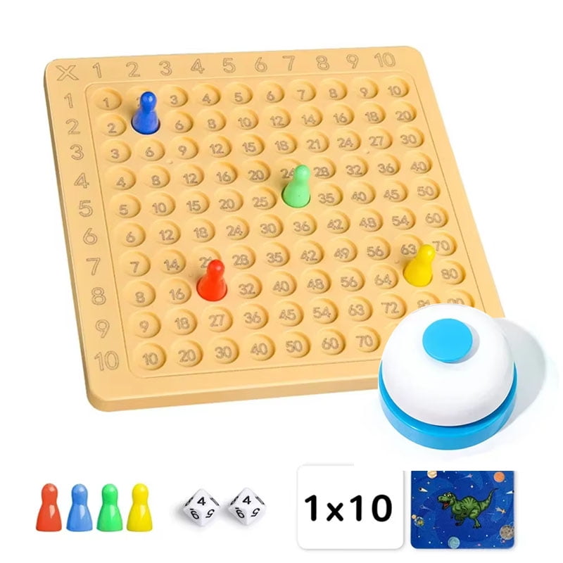 New Montessori Educational Math Toys for Baby Kids 99 Multiplication ...
