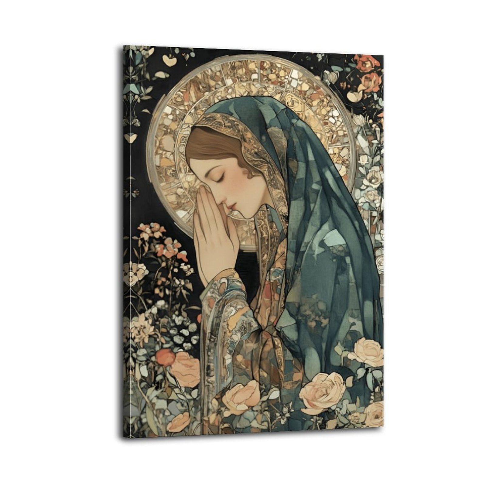 New Mother Art, Sacred Goddess Wall Art,Mary Magdalene Poster Wrapped ...